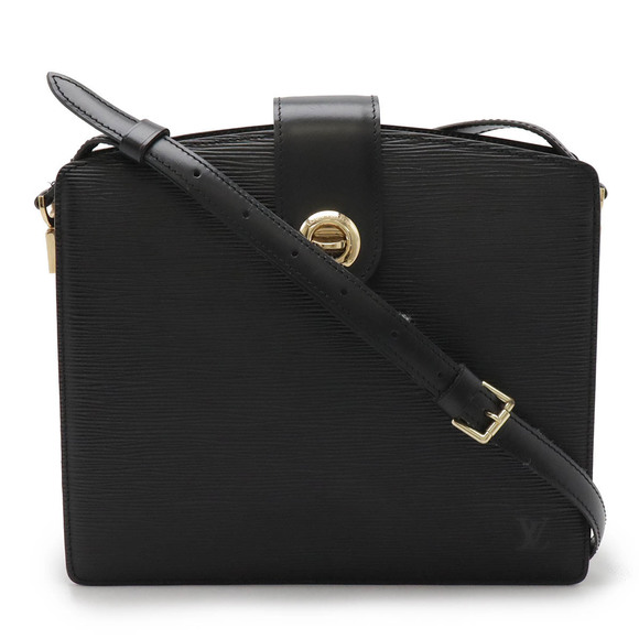 Louis Vuitton | Bags | Louis Vuitton Epi Black Capuchin Bag Shoulder ...